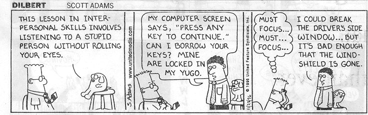 Cognitive Dissonance Dilbert